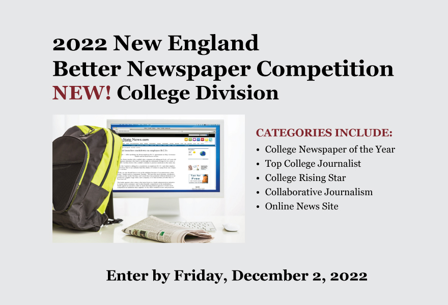 Better Newspaper Competition now open to colleges and universities | NENPA