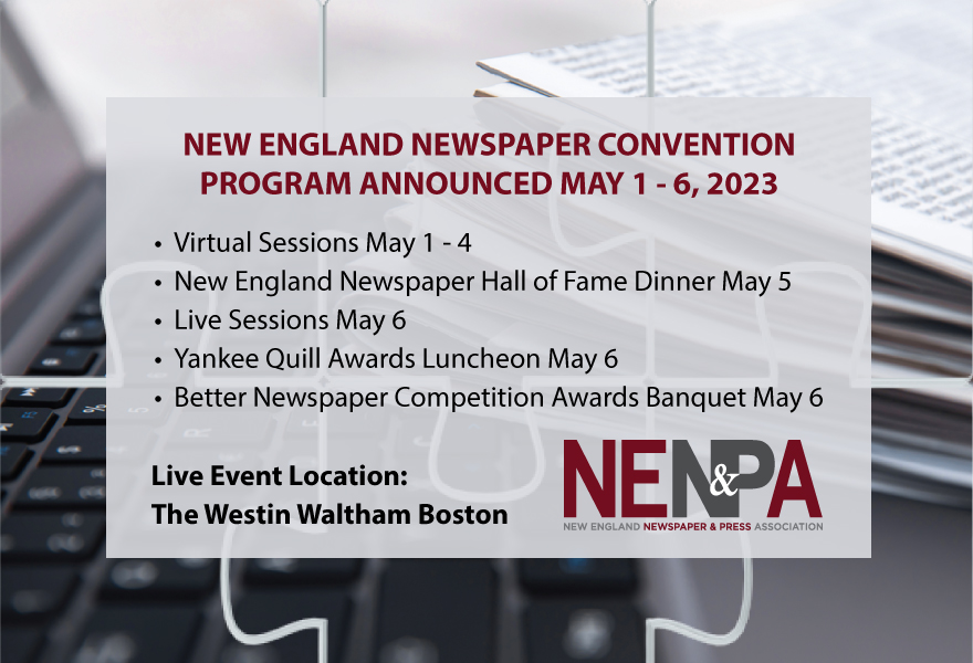 2023 New England Newspaper Convention Program Released | NENPA