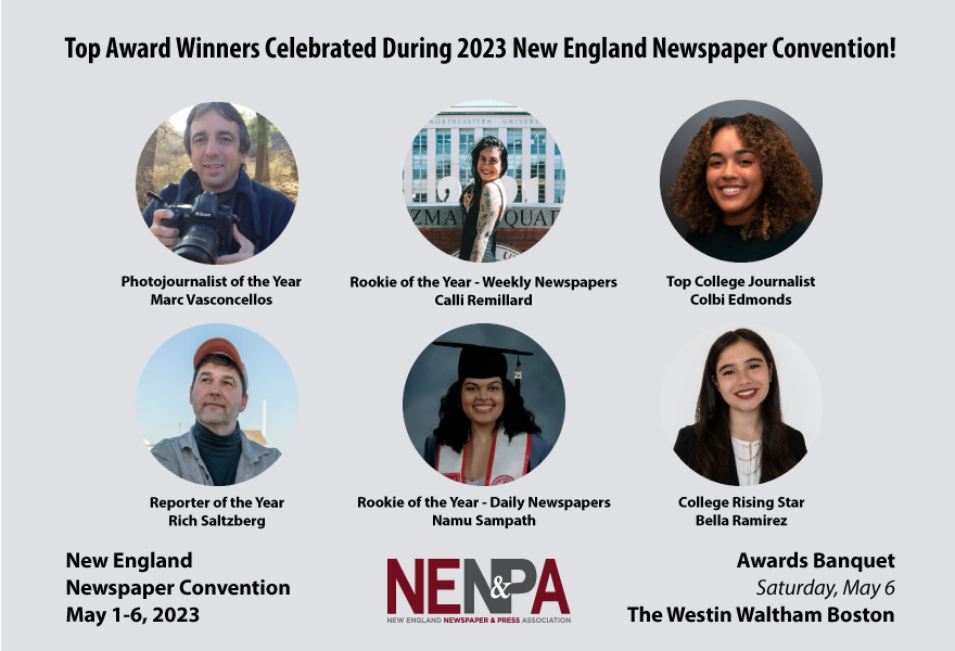 Better Newspaper Competition Top Award Winners Celebrated During 2023 New England Newspaper ...