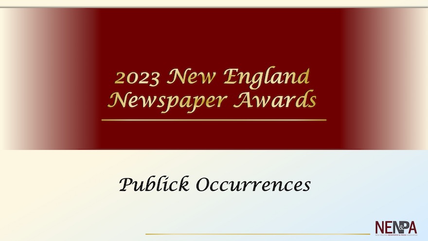 2023 Publick Occurrences Awards Presentation Video | NENPA