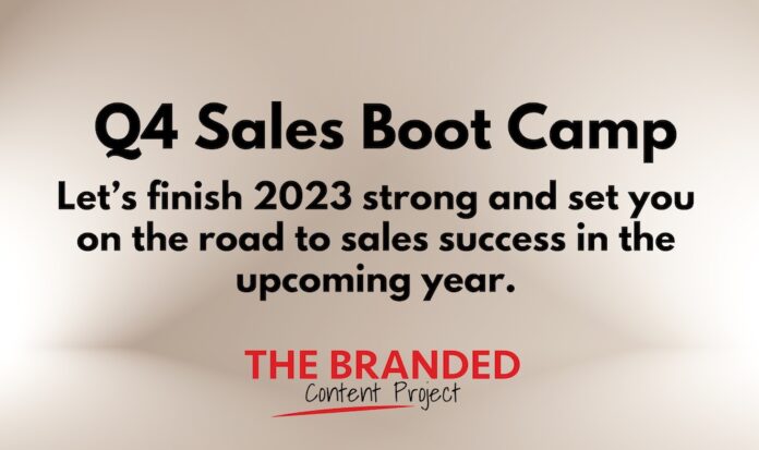 Free Branded Content Sales Boot Camp on December 5 and 6 | NENPA