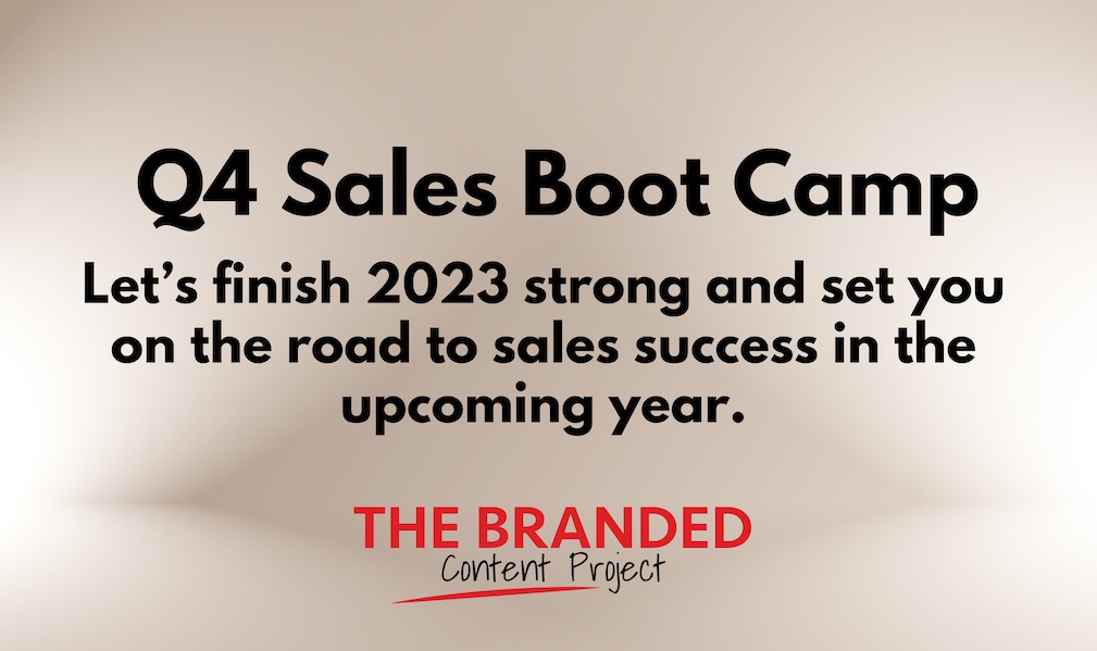 Free Branded Content Sales Boot Camp on December 5 and 6 | NENPA